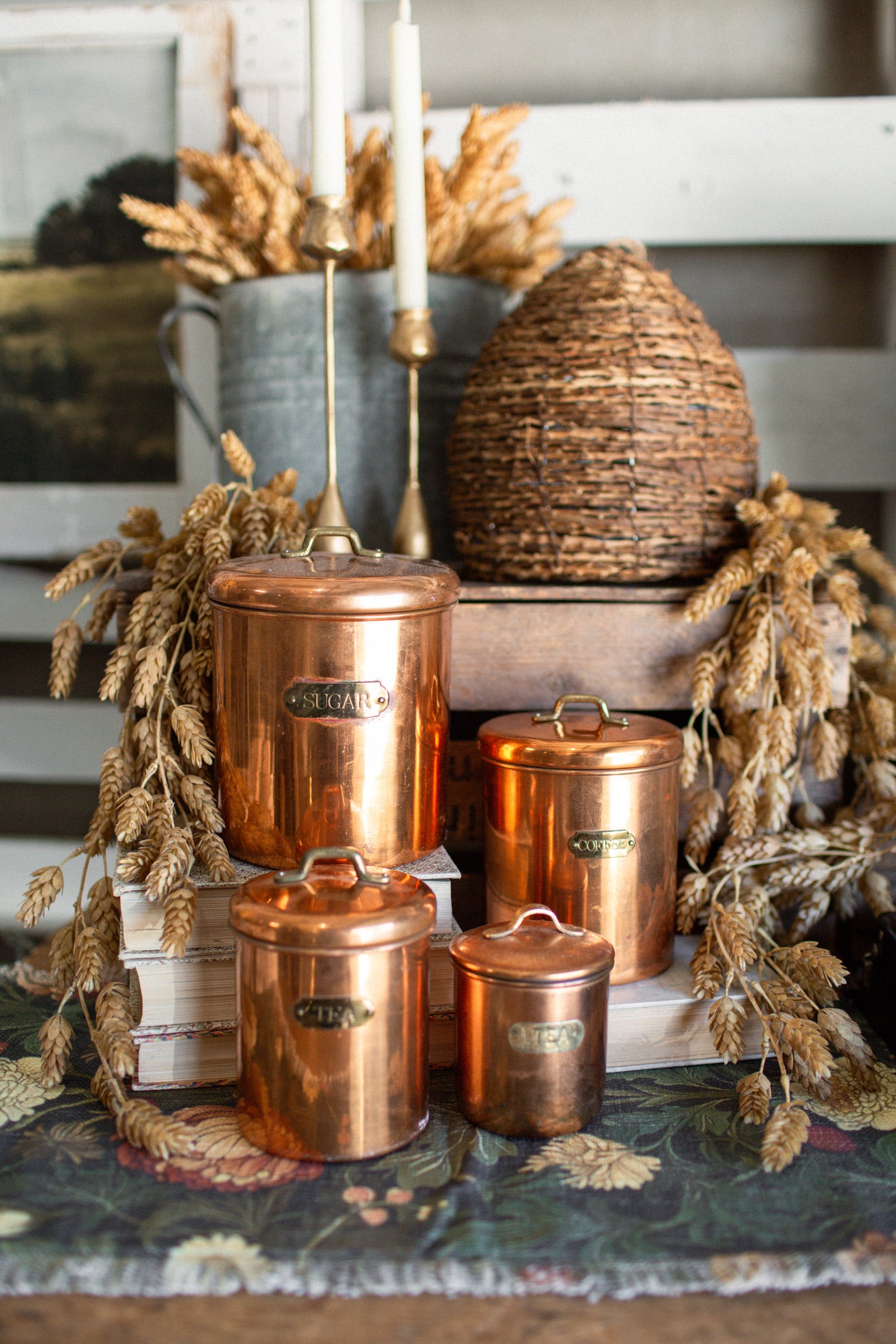 Vintage Copper Kitchen Set – The Little Burlap Barn®